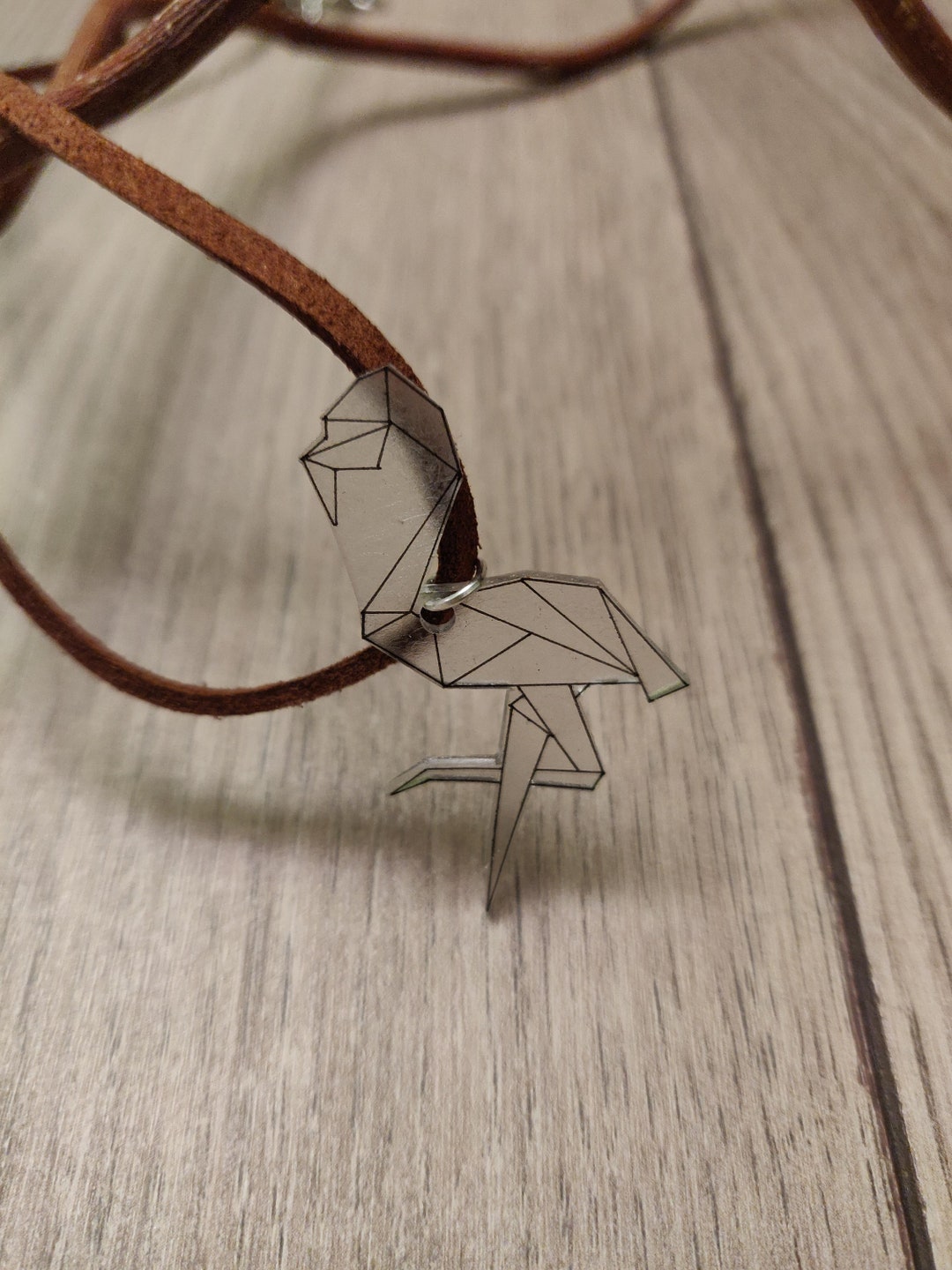 Minimalist Chain Geometry Chain Geometric Flamingo - Etsy