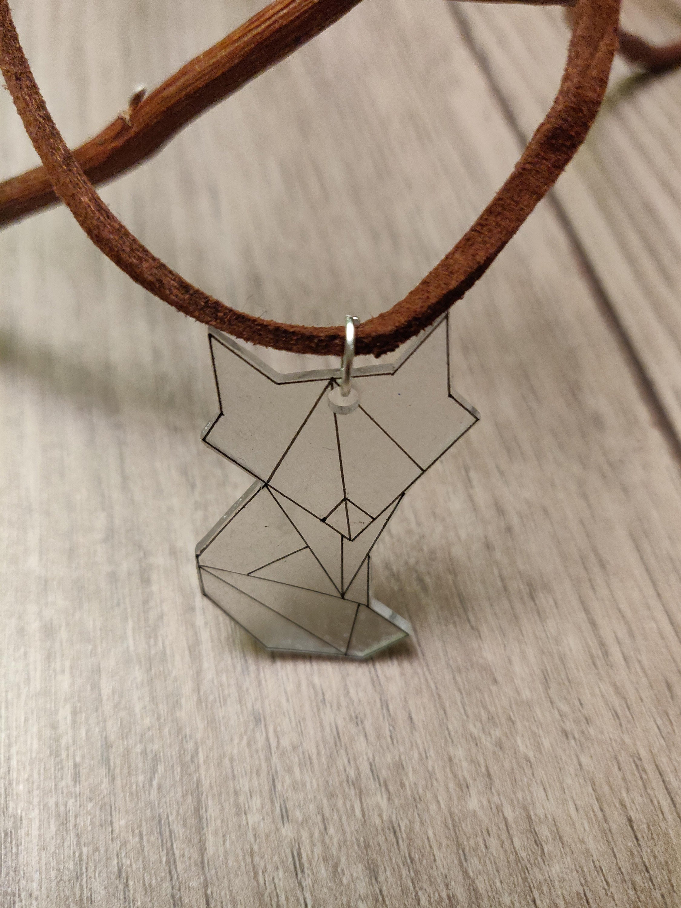 Minimalist Chain Geometry Chain Geometric Fox - Etsy
