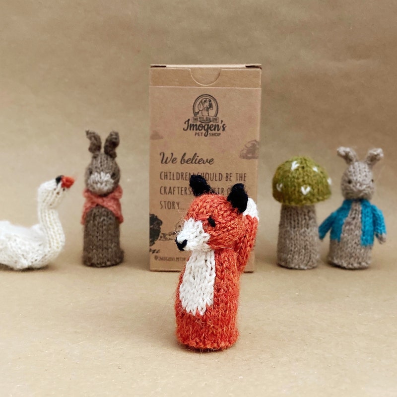 Fox Finger Puppet - Etsy