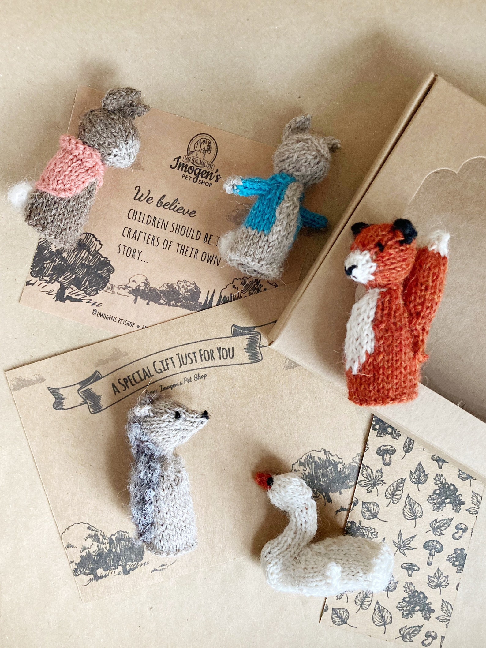 Peter Rabbit Inspired Puppet Set - Etsy