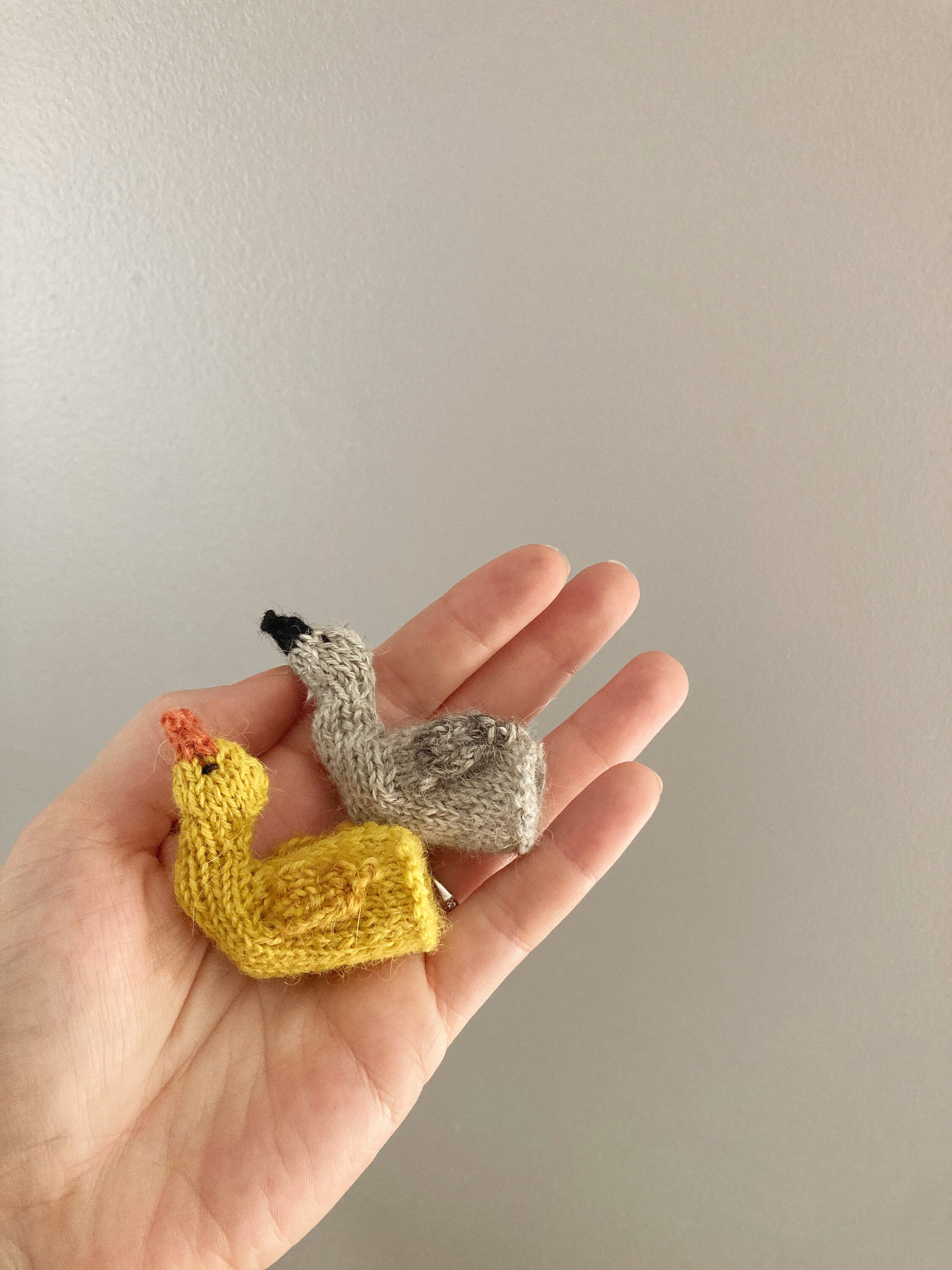Duck and Goose Finger Puppet Set - Etsy