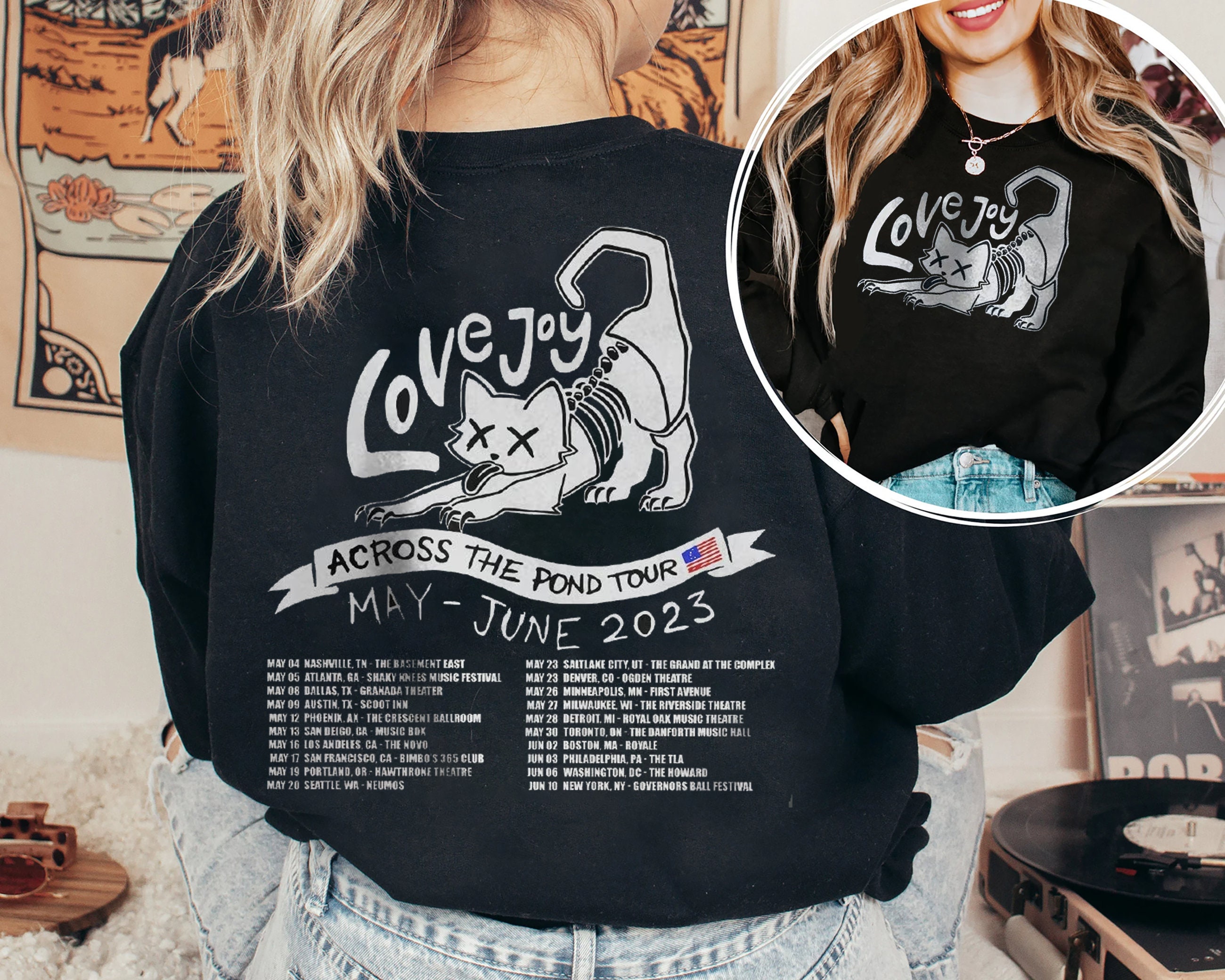 Lovejoy Tour 2023 Music Shirt, Lovejoy Tour Concert 2023 shirt, 2 Side ...