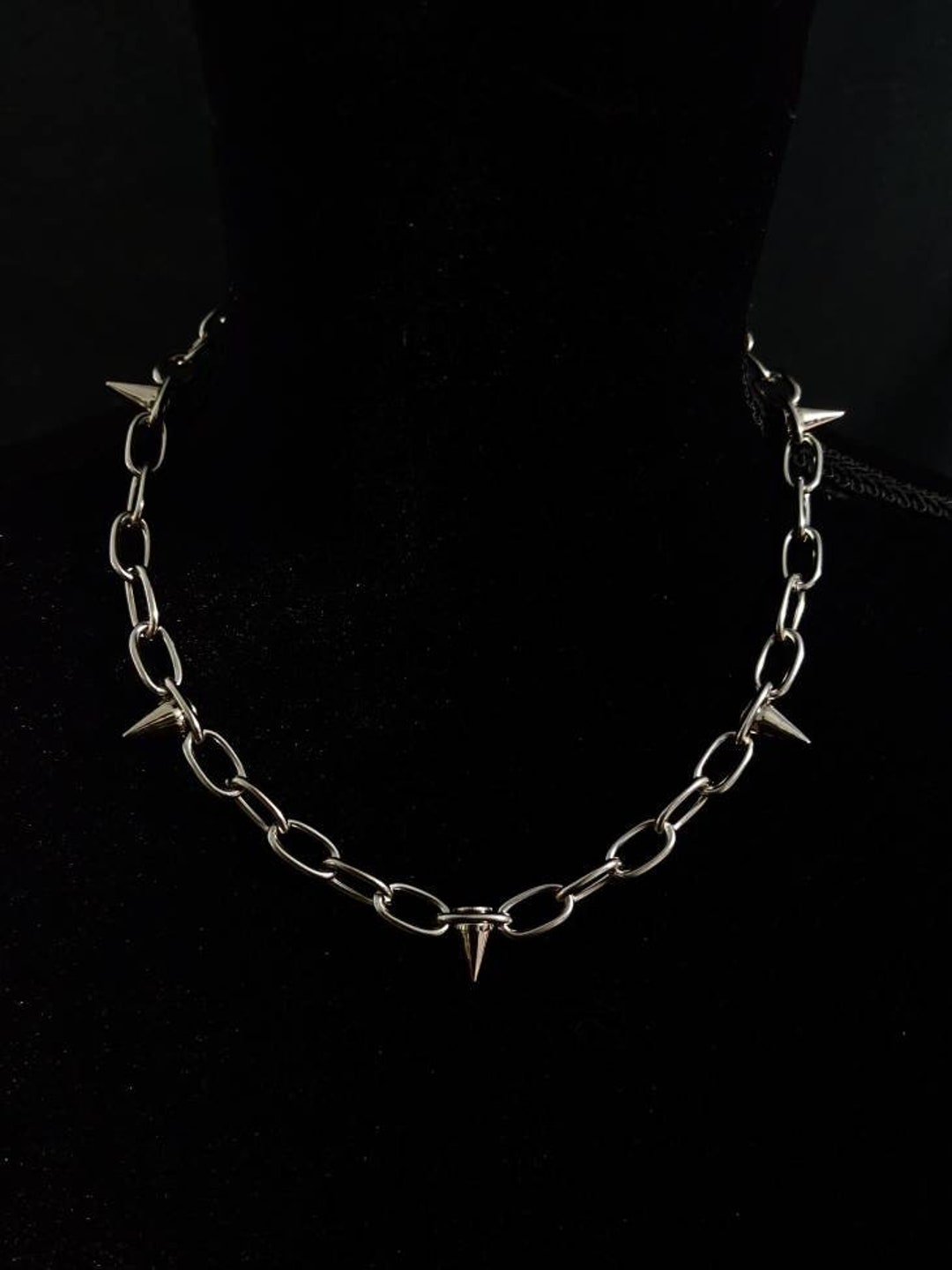 Break Free Spiked Chain Necklace - Etsy