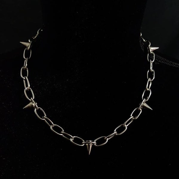Spiked Choker - Etsy