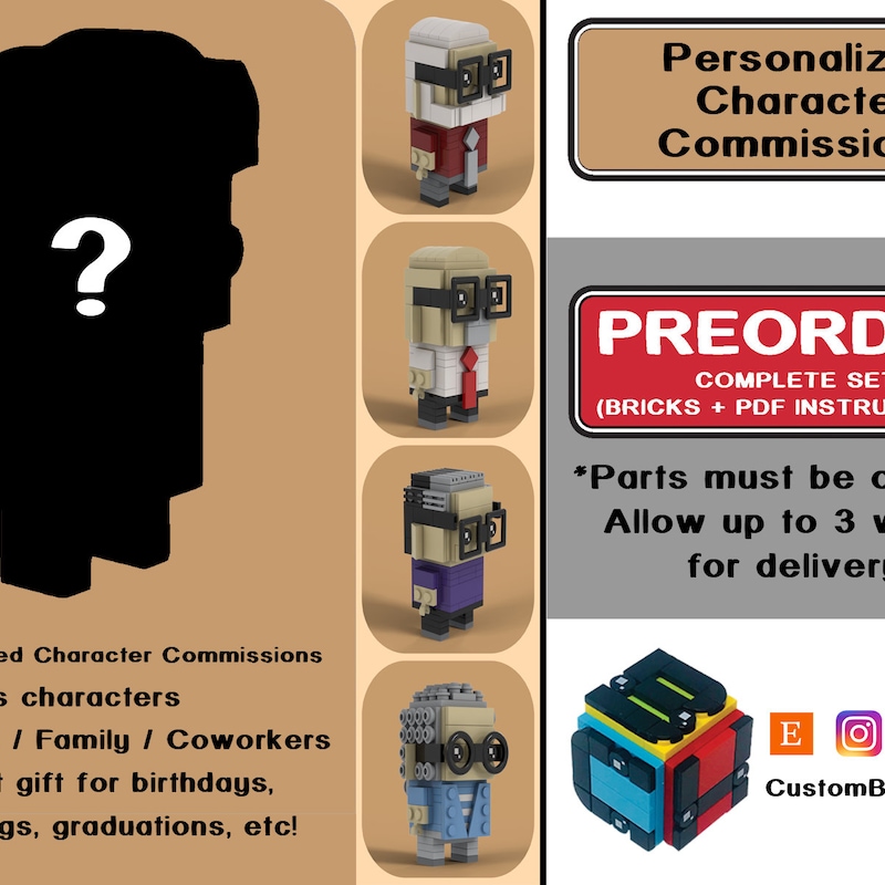 Custom Legos People - Etsy