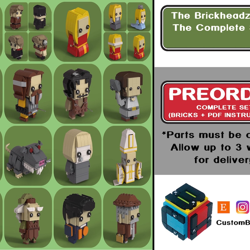 Brickheadz - Etsy