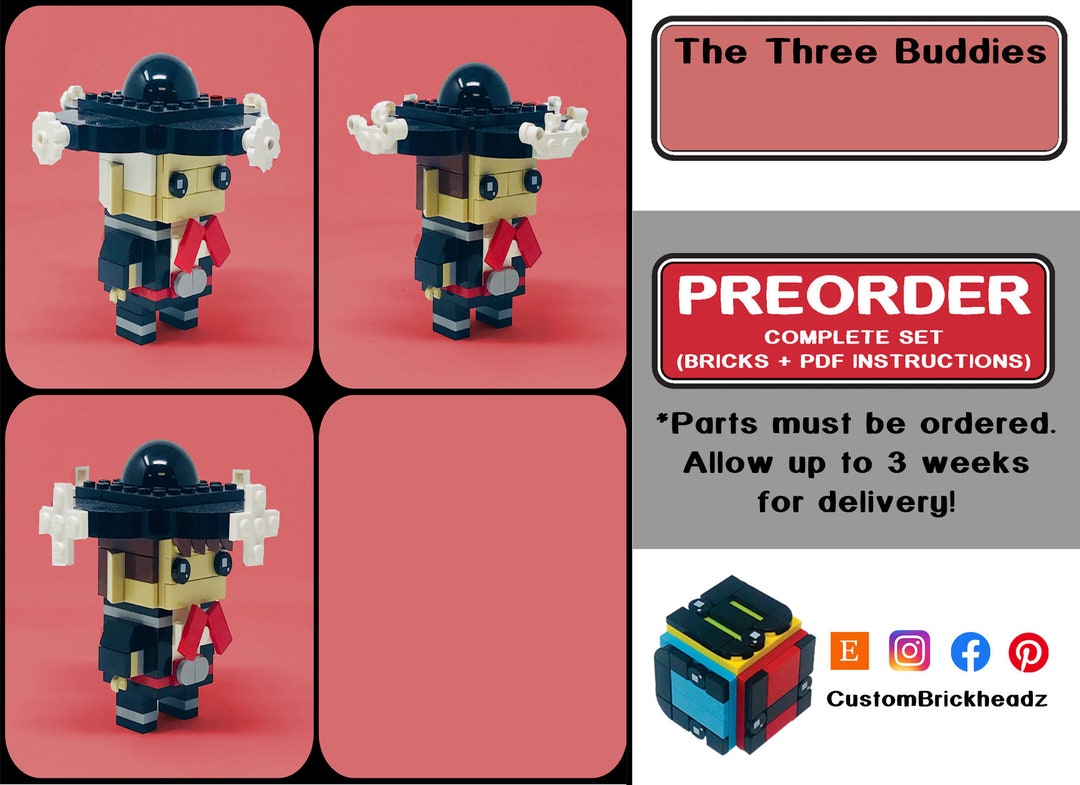 3 Buddies PREORDER 3 Weeks for Delivery - Etsy Ireland