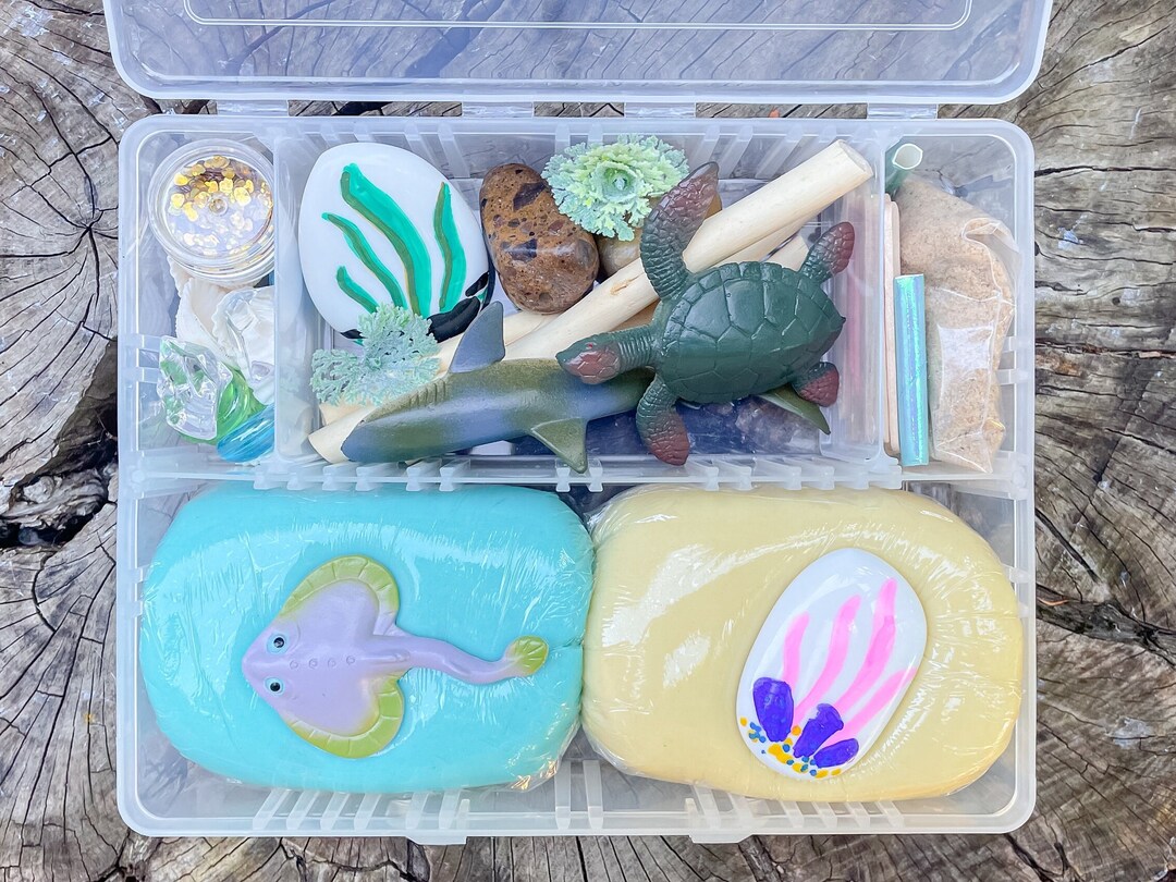 Under the Sea Mini Kit, Sensory Kit, Playdough Kit, Childrens Gifts ...