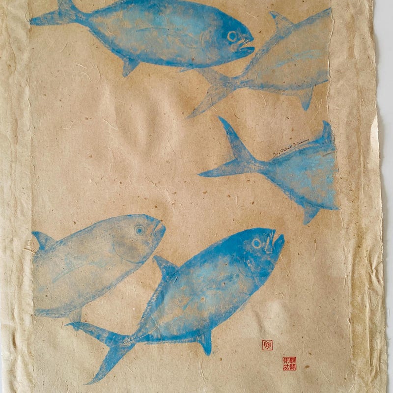 Original Gyotaku - Etsy