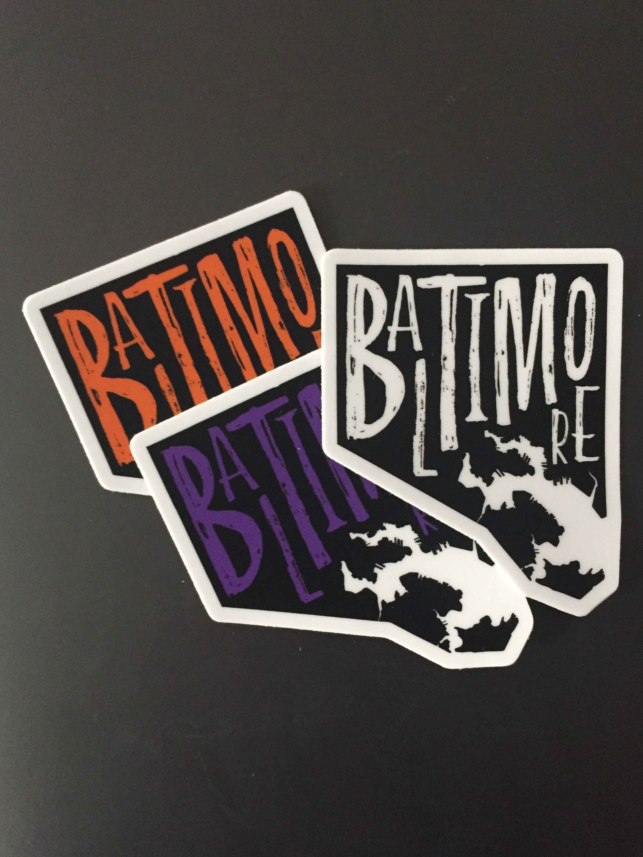 Baltimore Vinyl Sticker Baltimore Maryland Orioles | Etsy