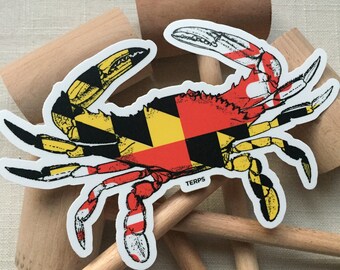 University of Maryland Sticker Magnet Terps Sticker | Etsy