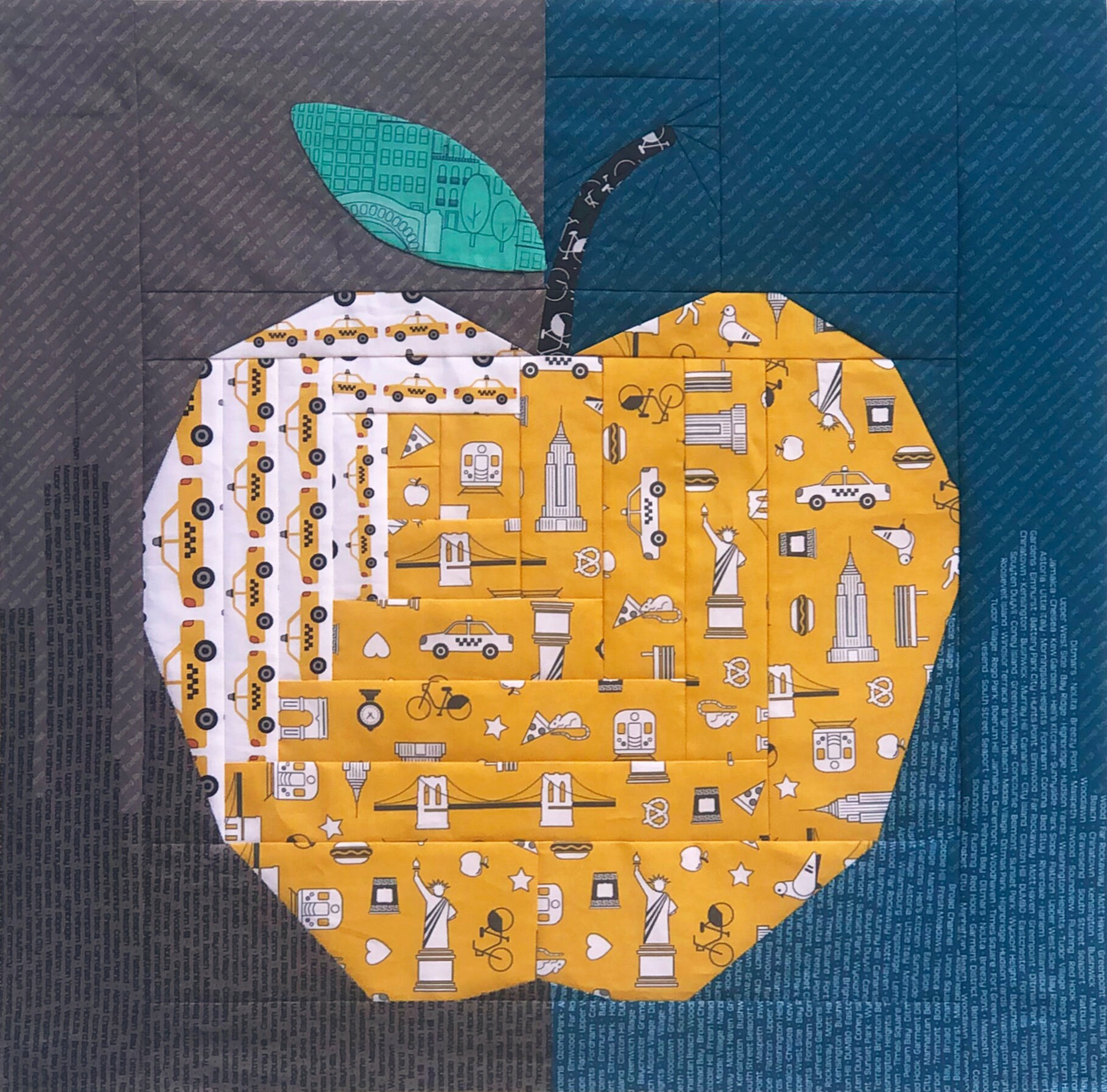 The Big Apple Paper Piece Pattern Digital Download - Etsy