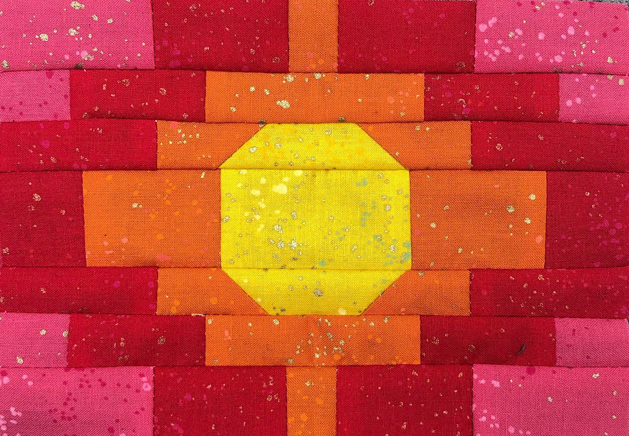 Sunburst Quilt Block Pattern - Etsy