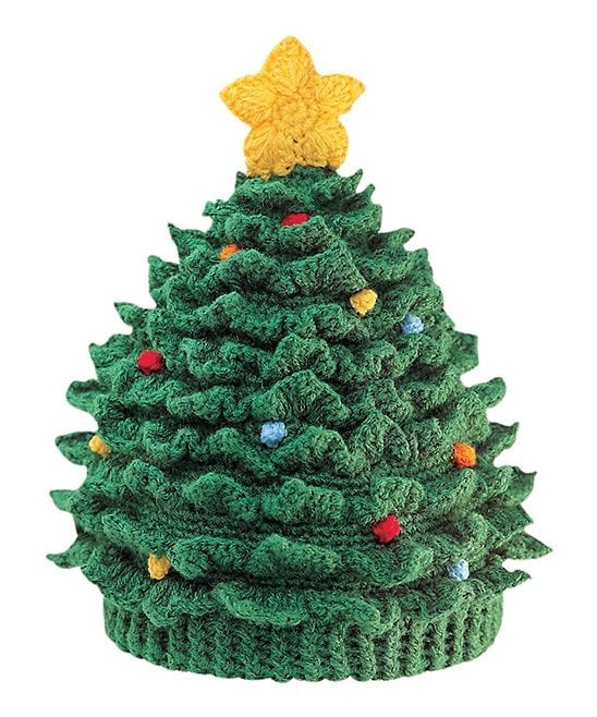 Hat Christmas Crochet Pattern, Christmas Tree Hat in From Toddlers to ...