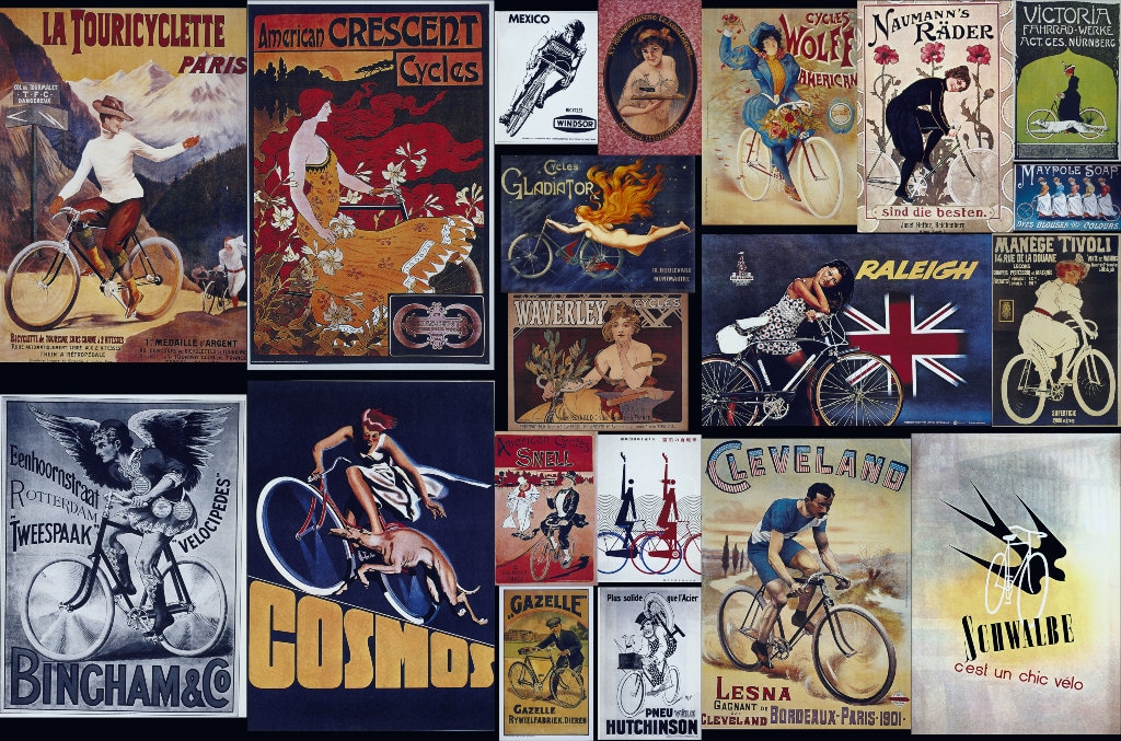 Vintage Bicycle Posters Set of 100 Individual Prints - Etsy