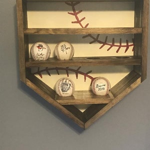 14 Baseball Display Case Plan, Cabinet Holder Rack Plan, DIY Baseball ...