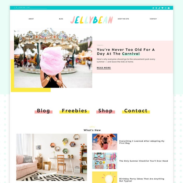 Blog Theme - Etsy