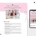 Pink Course Sales Templates for Wordpress Complete Set for Coaches Long ...