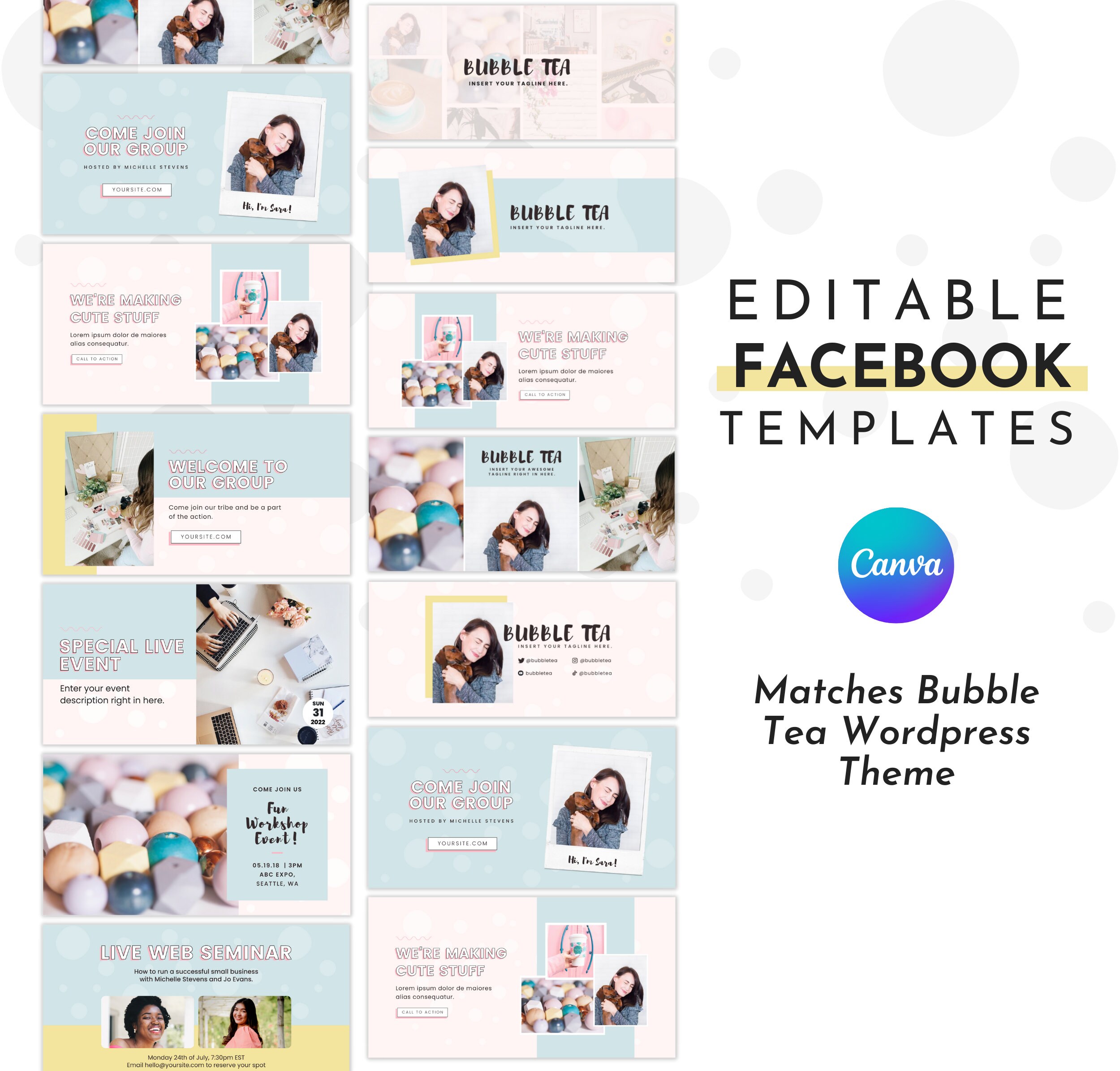 Facebook Timeline Template 2022