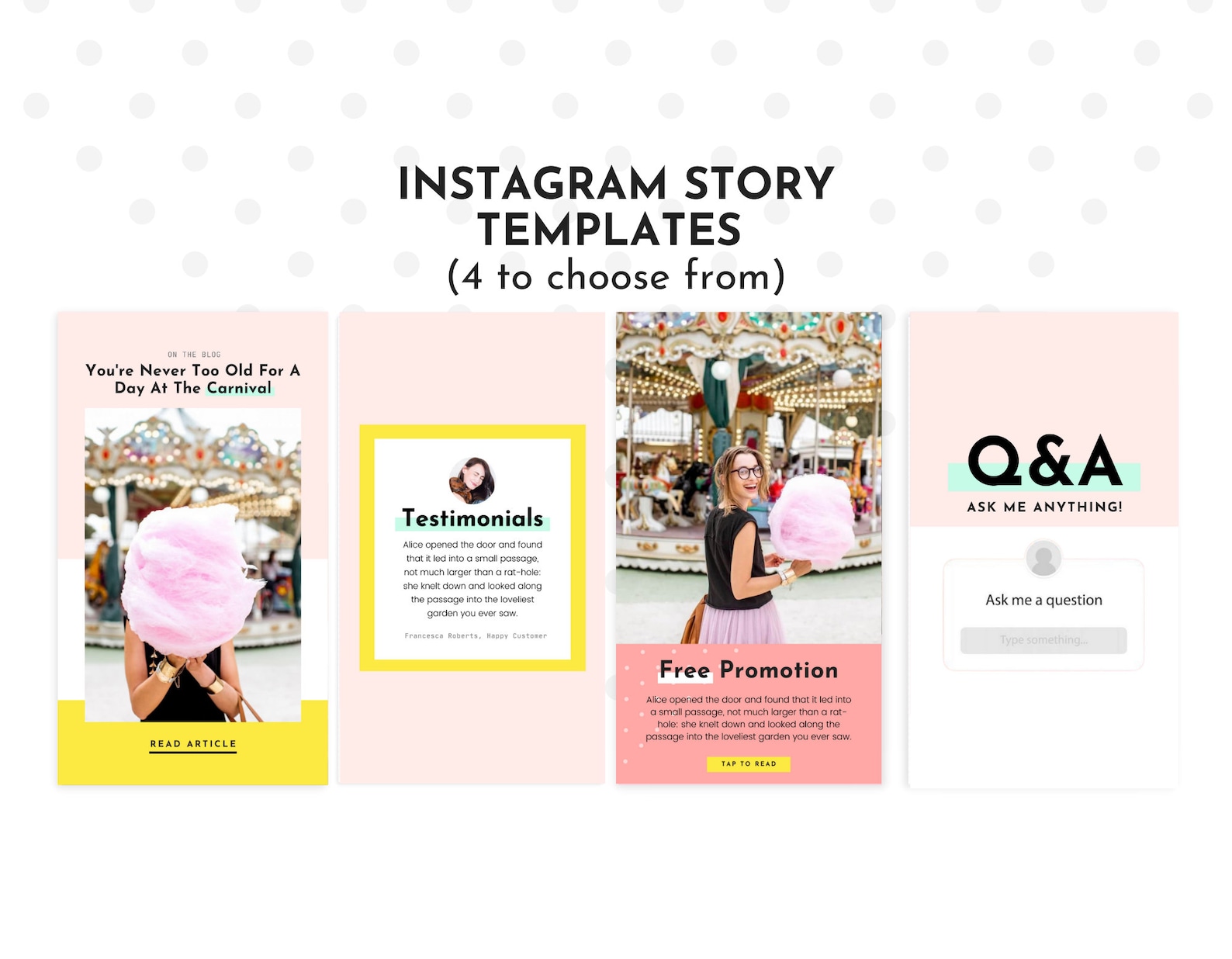 Cute Instagram Post Template for Canva Matching Jelly Bean - Etsy