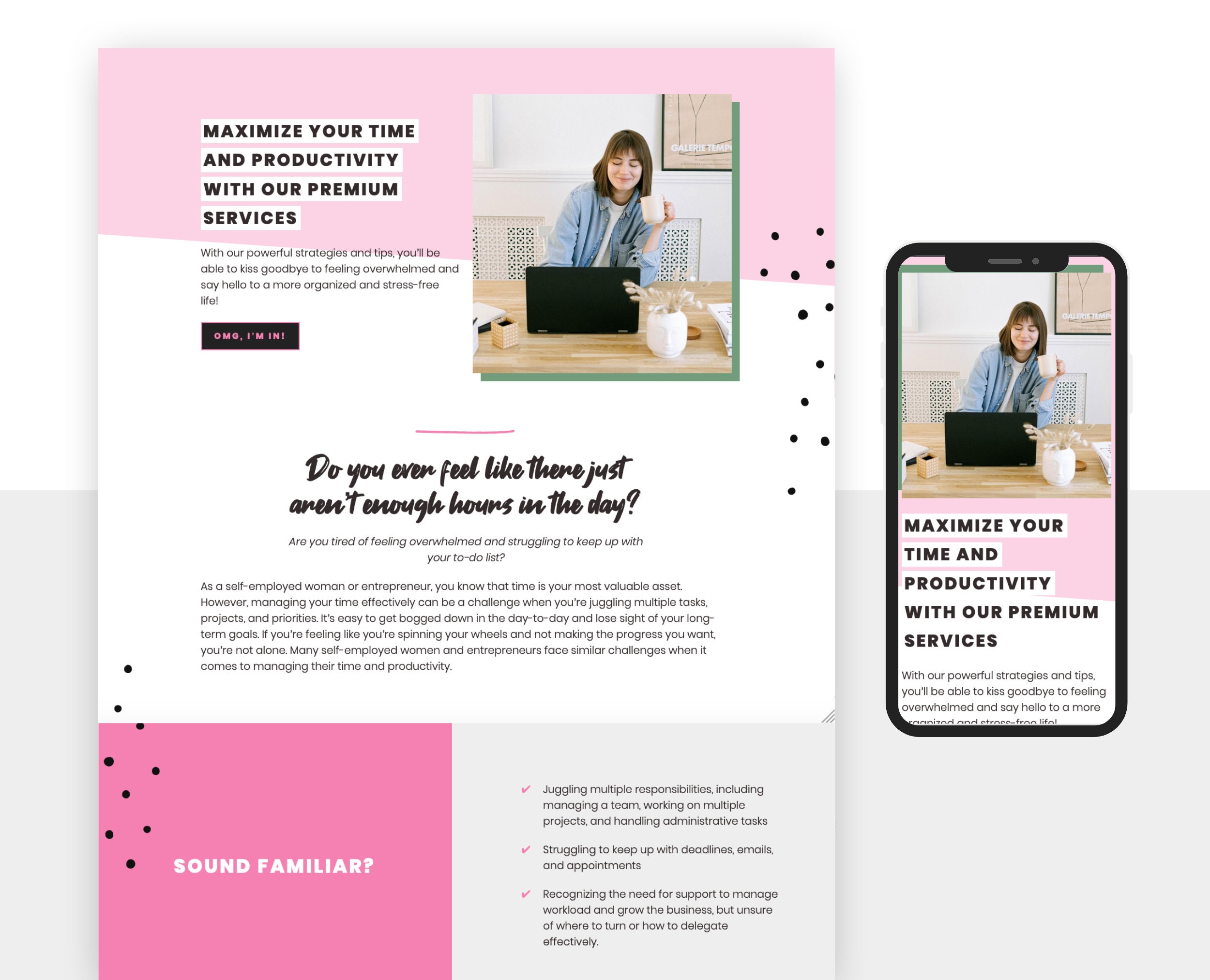 Pink Sales Funnel Templates for Wordpress: Lead Magnet, Tripwire, Thank ...