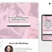 Pink Course Sales Templates for Wordpress Complete Set for Coaches Long ...
