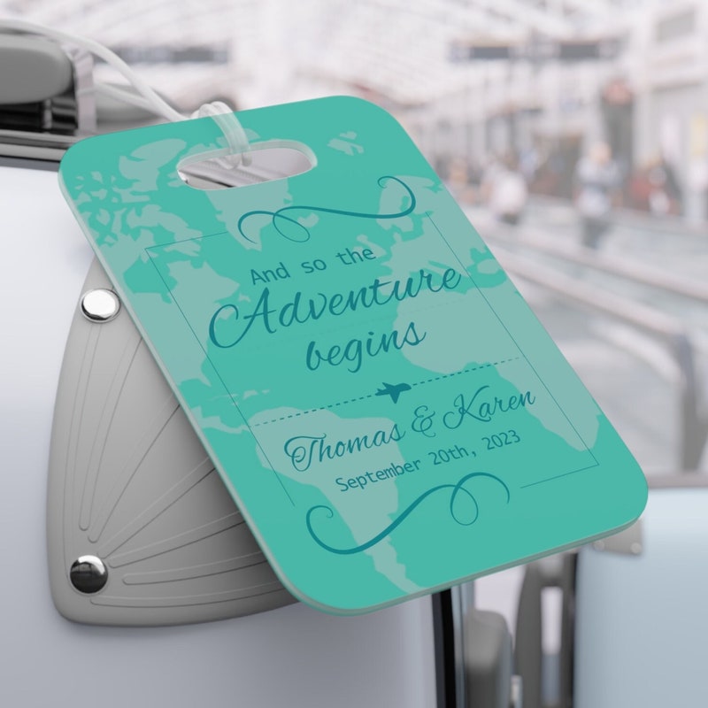 Wedding Luggage Tags - Etsy