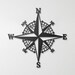 Compass Art, Nautical Compass Wall Art, Compass Rose Art, Metal Compass ...