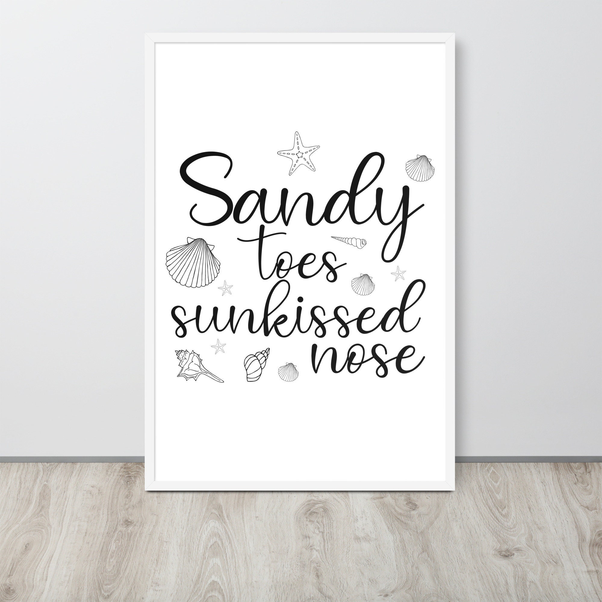 Sandy Toes Sunkissed Nose SVG Summer Camp Printable Summer - Etsy