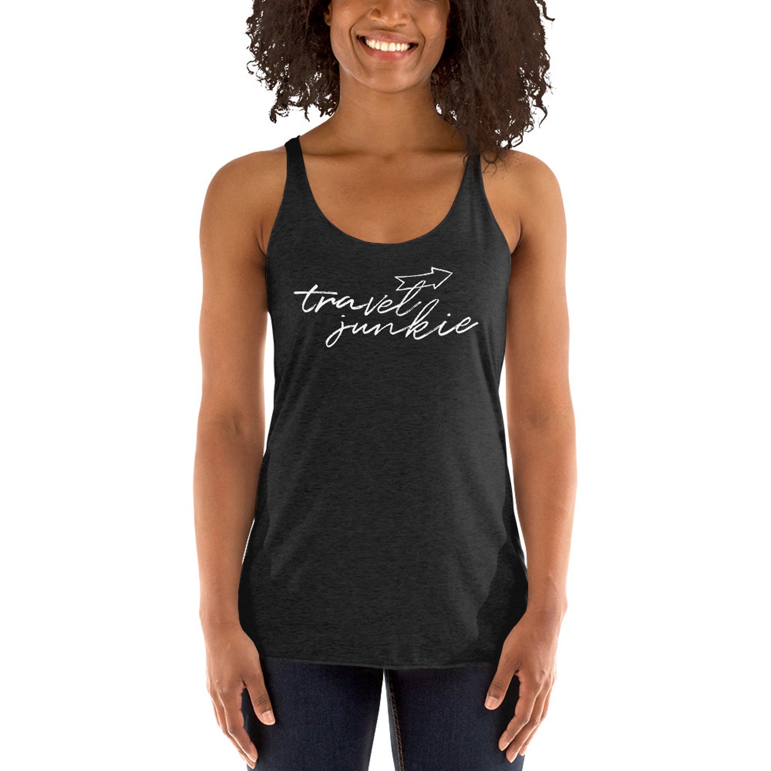 Cute Tank Top: Racer Back Tank Tops for Women. Travel Shirt - Etsy