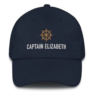 Personalized Captain Hats, Yacht Captain Hat for Him/her, Custom ...