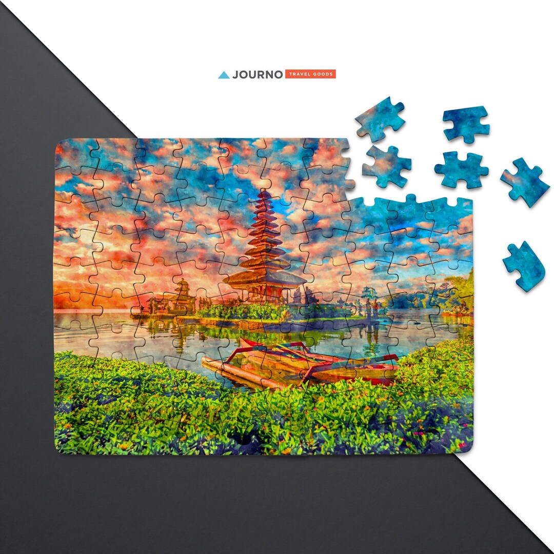 Beautiful Bali Temple Puzzle: Pura Bali Jigsaw Puzzles. Travel Puzzles ...