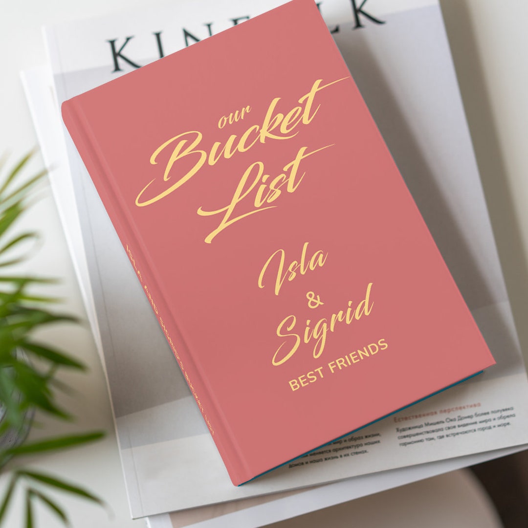 Personalized Bucket List Journal, Wanderlust Notebook, Personalized ...