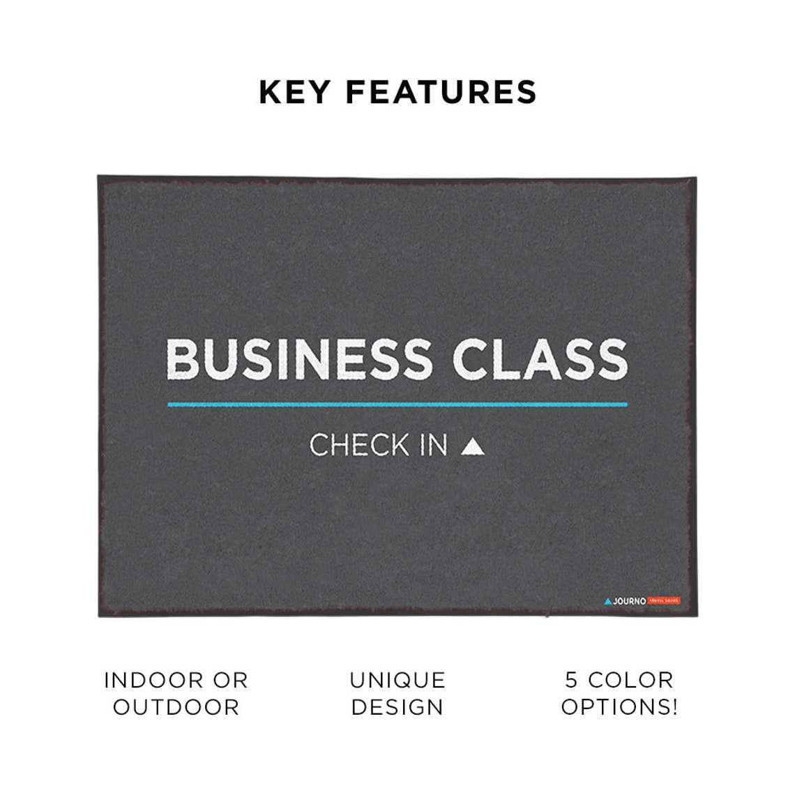 Home Office Decor: Business Class Check-in Office Welcome Mat, Unique ...