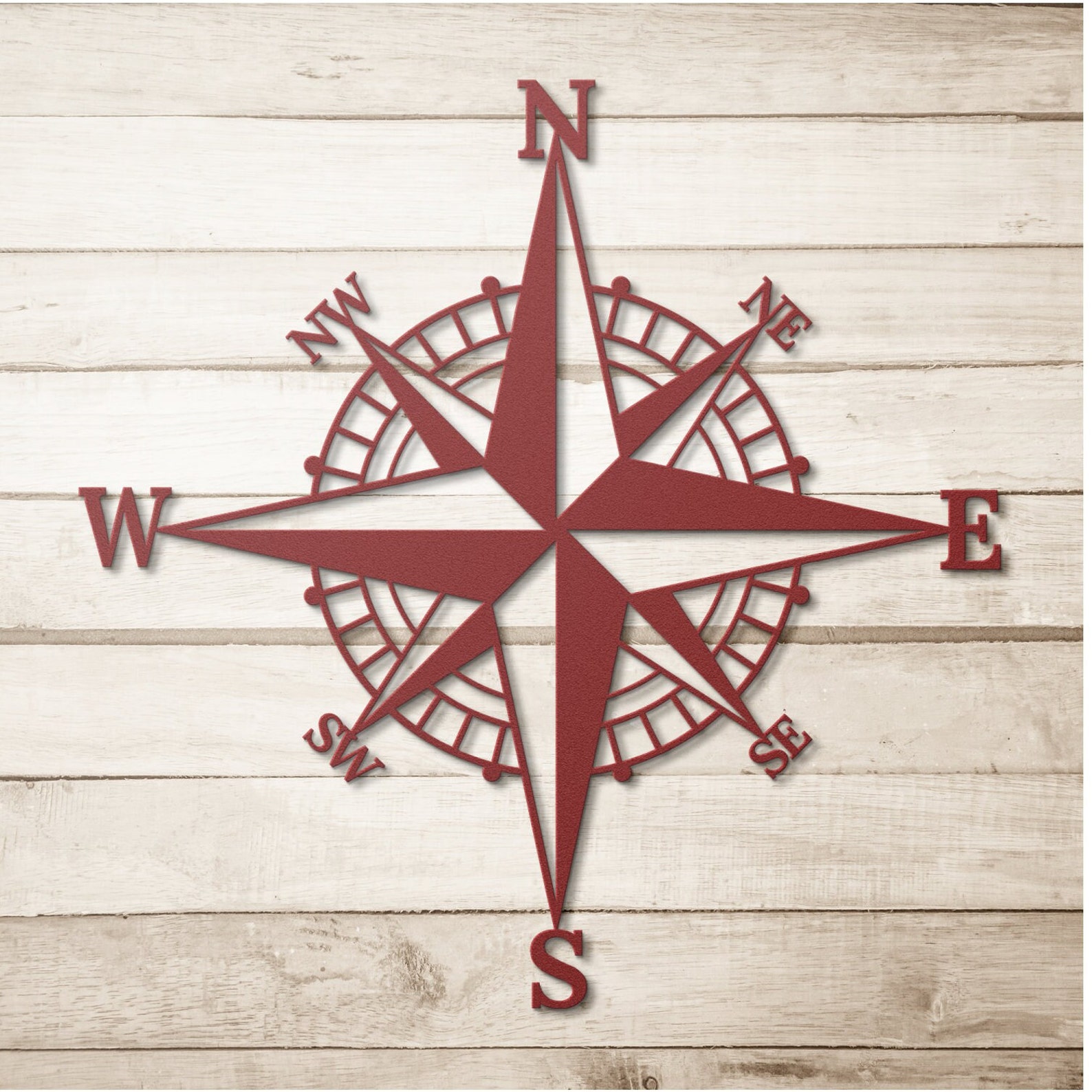 Compass Art Nautical Compass Wall Art Compass Rose Art - Etsy