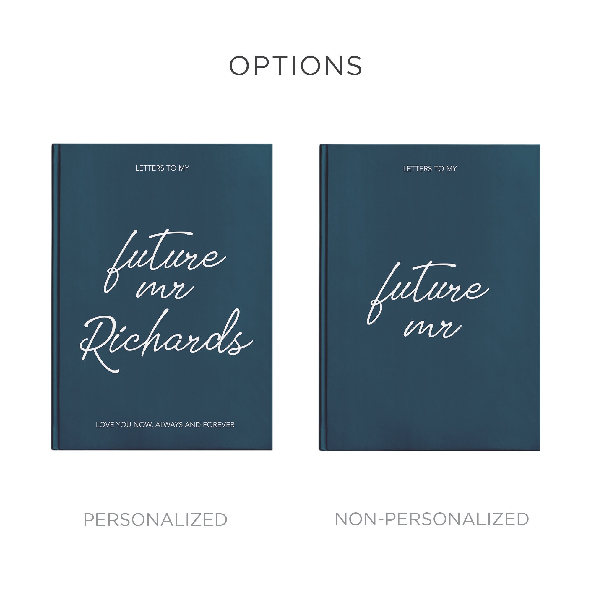 Future Husband Letters Custom Journal, Personalized Letters to Loved ...