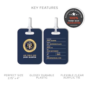 Proud Custom Air Force Luggage Tag, Personalized Air Force Travel ...