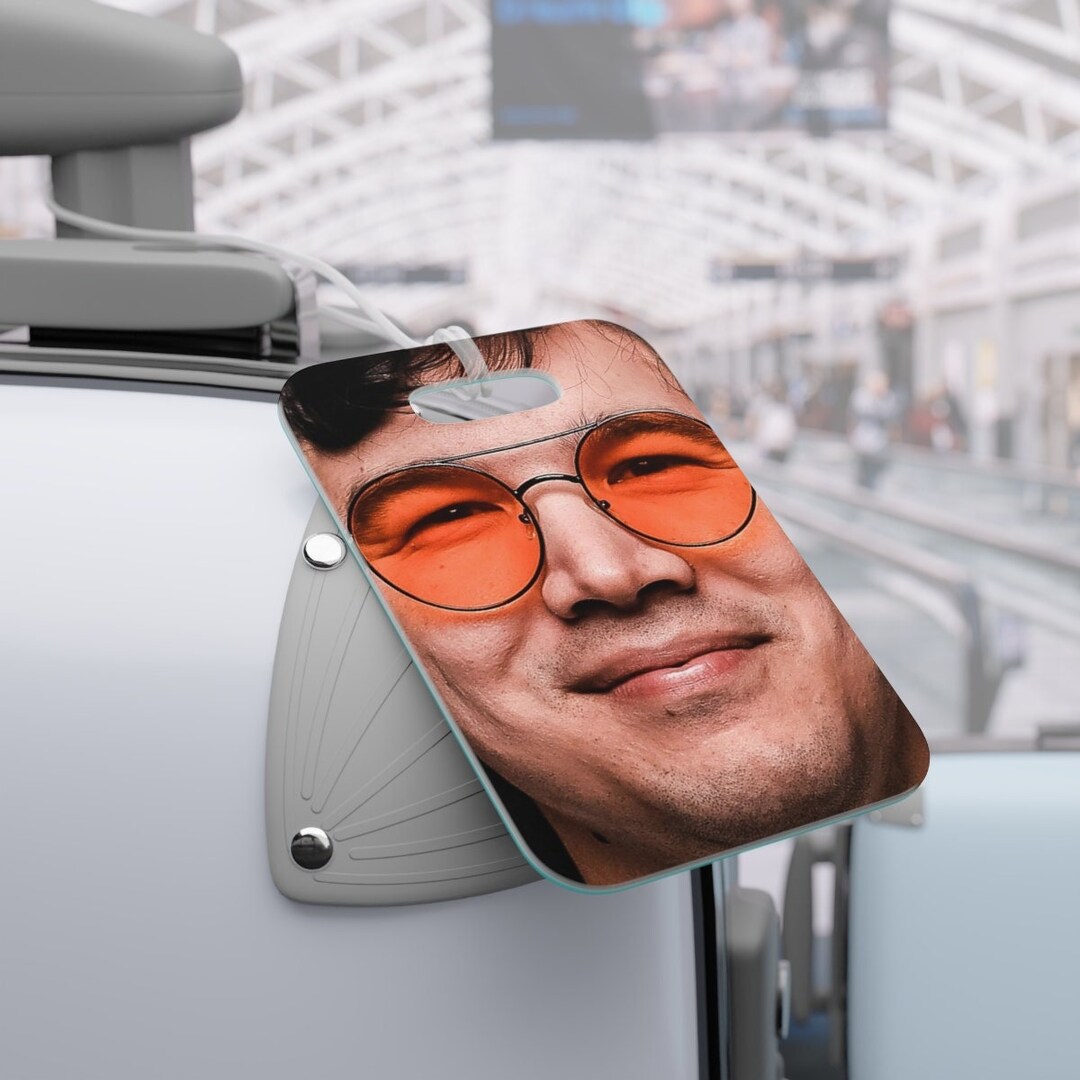 Personalized Luggage Tag With Your Face! Customized Suitcase Bag ID Tag ...