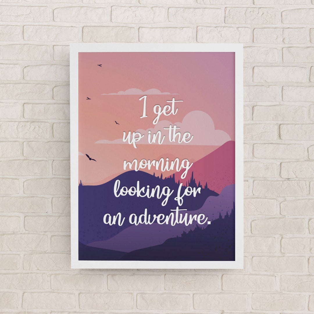 Travel Quote Poster, Travel Poster, Digital Download, Modern Abstract ...