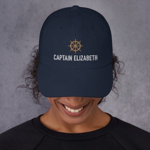 Personalized Captain Hats, Yacht Captain Hat for Him/her, Custom ...