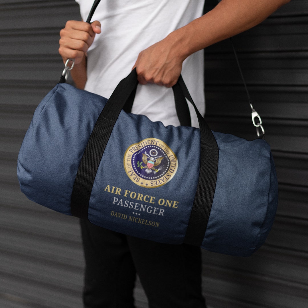 Air Force One Sports Utility Duffle Gym Bag, Personalized Duffel Bag ...