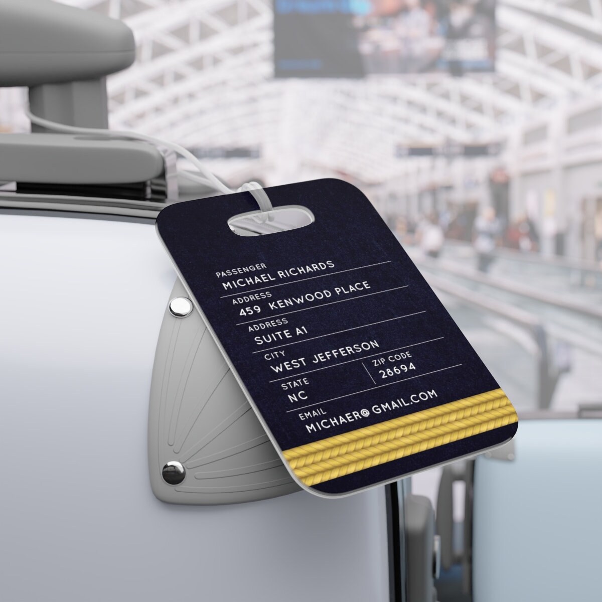 Personalized Navy Pilot Bag Tag Travel Gift for Dad Pilot - Etsy