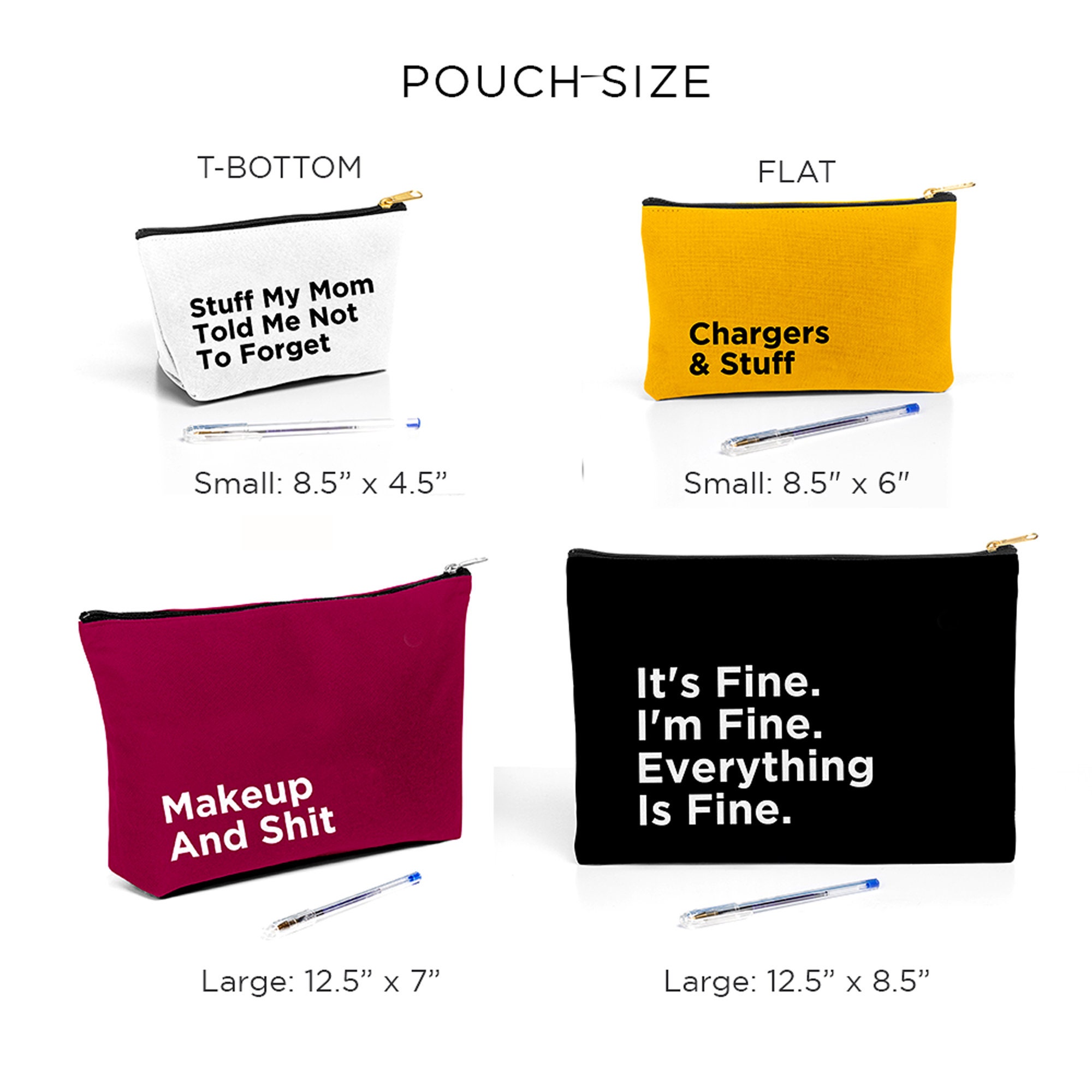 Travel Accessories Bag, Custom Zipper Pouch, Coin Pouch Bags, Funny ...
