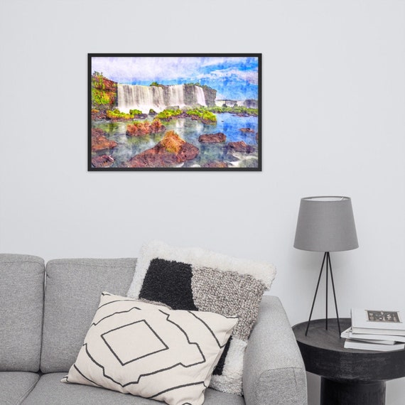 Iguazu National Park Poster Iguazu Falls Print Argentina | Etsy