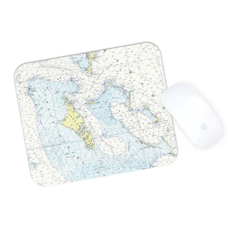 Map Mouse Pads: Nautical Chart & Vintage World Map Mousepads. | Etsy