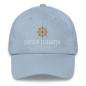 Personalized Captain Hats, Yacht Captain Hat for Him/her, Custom ...