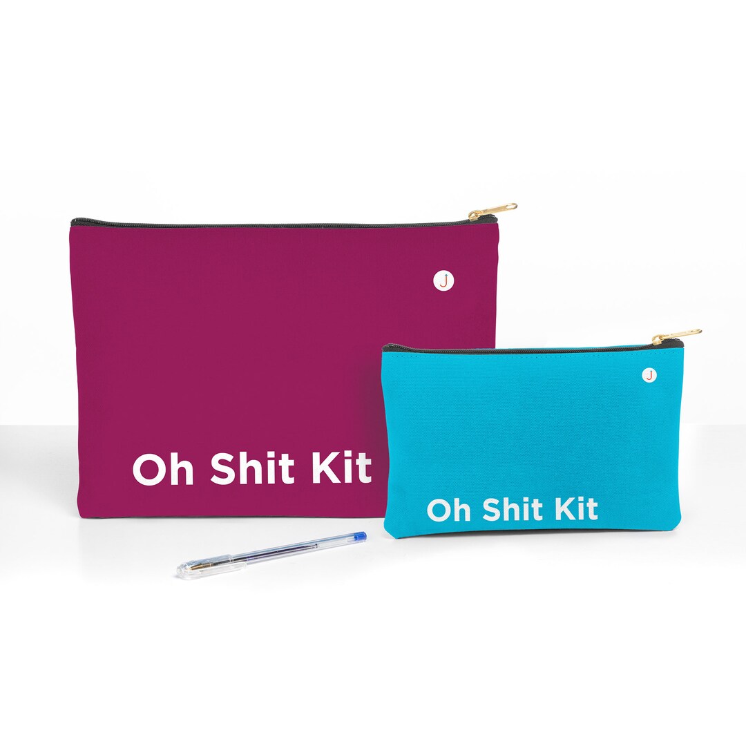 Oh Shit Kit, Funny Stash Bag, Funny Makeup Bags, Cosmetics Bag, Funny ...