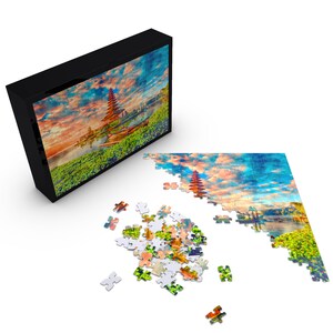 Beautiful Bali Temple Puzzle: Pura Bali Jigsaw Puzzles. Travel Puzzles ...