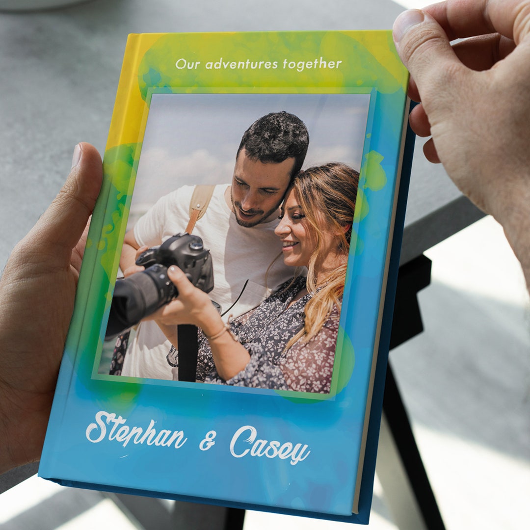 Custom Photo Travel Journal, Adventure Together Personalized Couple ...