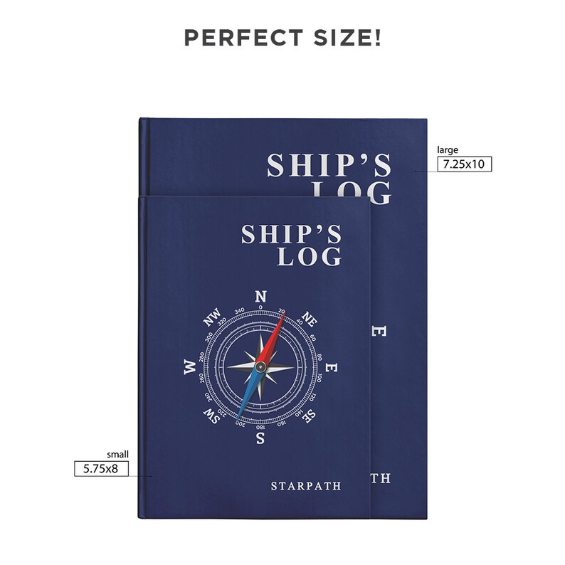 Custom Ship's Log Nautical Notebook Personalized - Etsy